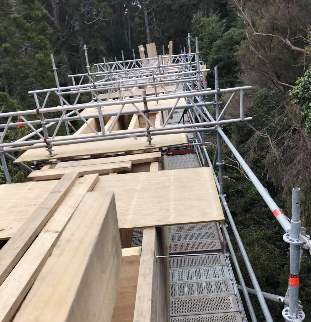 Bridge Reconstruction - Orange Scaffold